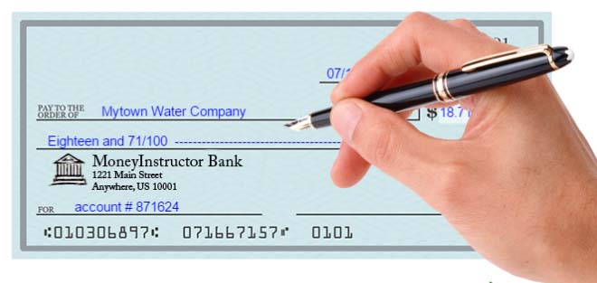 How To Write A Check With Zero Cents